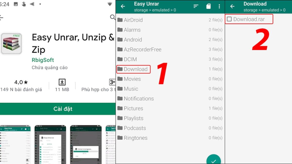 Cách Giải Nén File ZIP Cho Android - Hướng Dẫn Chi Tiết, Các Phương Pháp Và Ứng Dụng Tốt Nhất